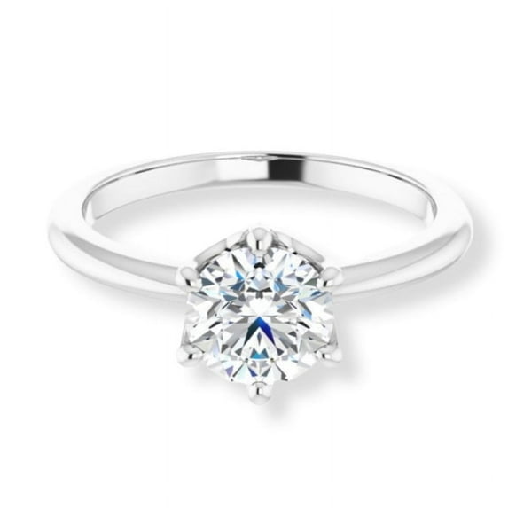 Elise Jewel 2.05 Ct Round Brilliant Cut Lab Created Diamond Engagement ...