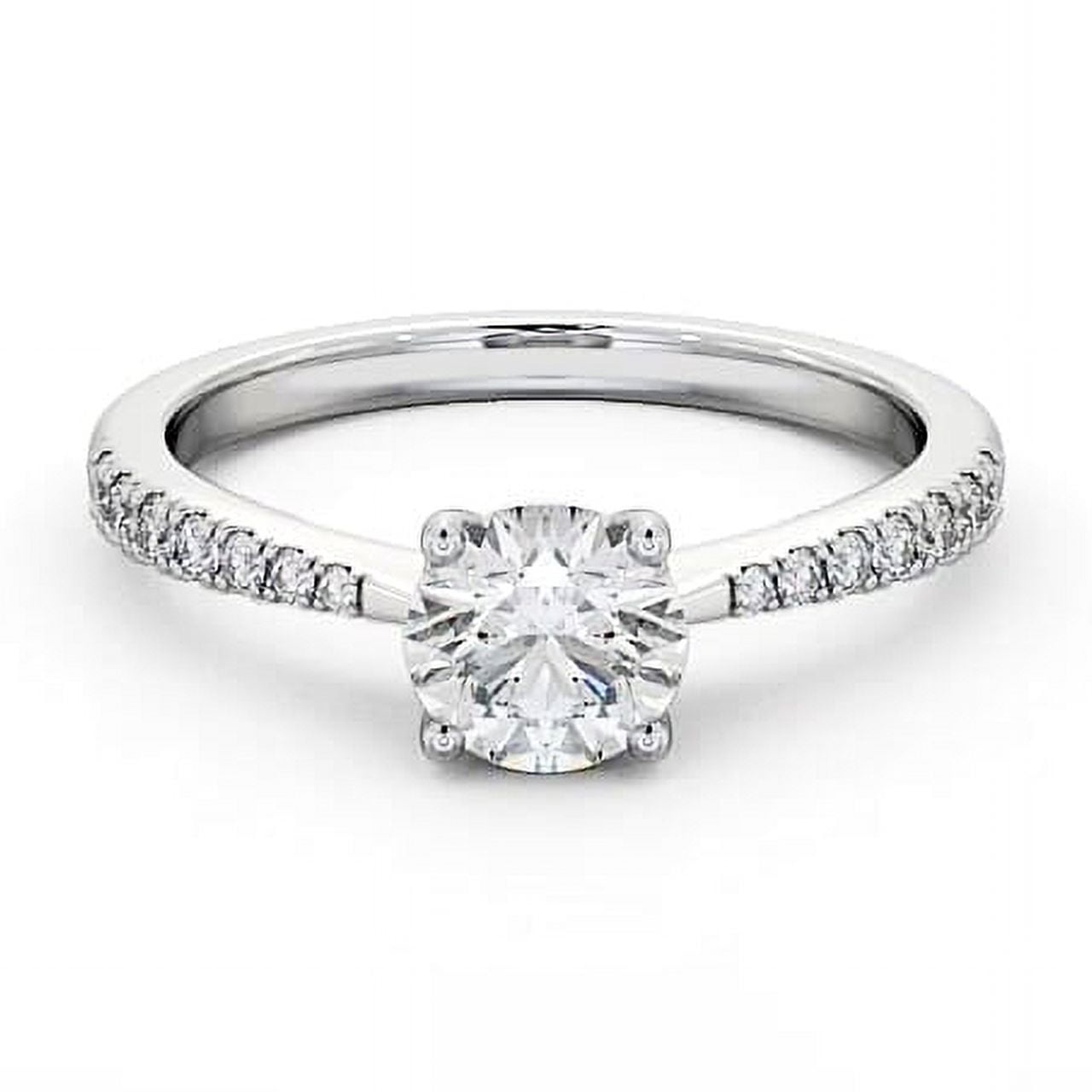 Elise Jewel 2 Ct Oval Cut Lab Created Simulated Diamond Rings - 14K Gold Over Wedding Rings for ...
