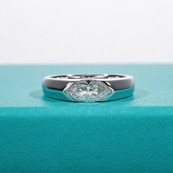 Elise Jewel Marquise Cut 2.1 Ct Lab Created Diamond Women's Wedding ...