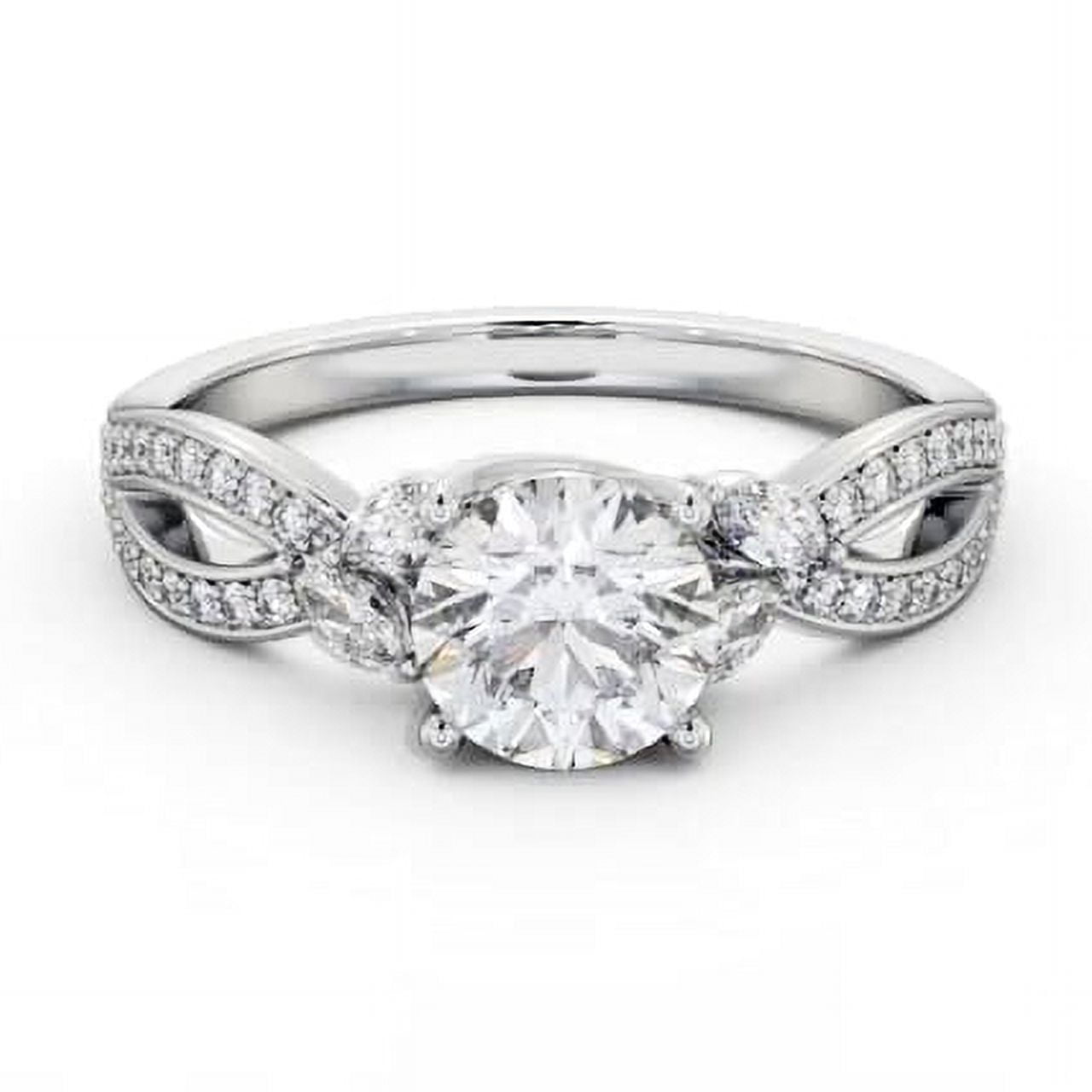 Elise Jewel Princess Cut 1.8 Ct Lab Created Simulated Diamond Rings ...