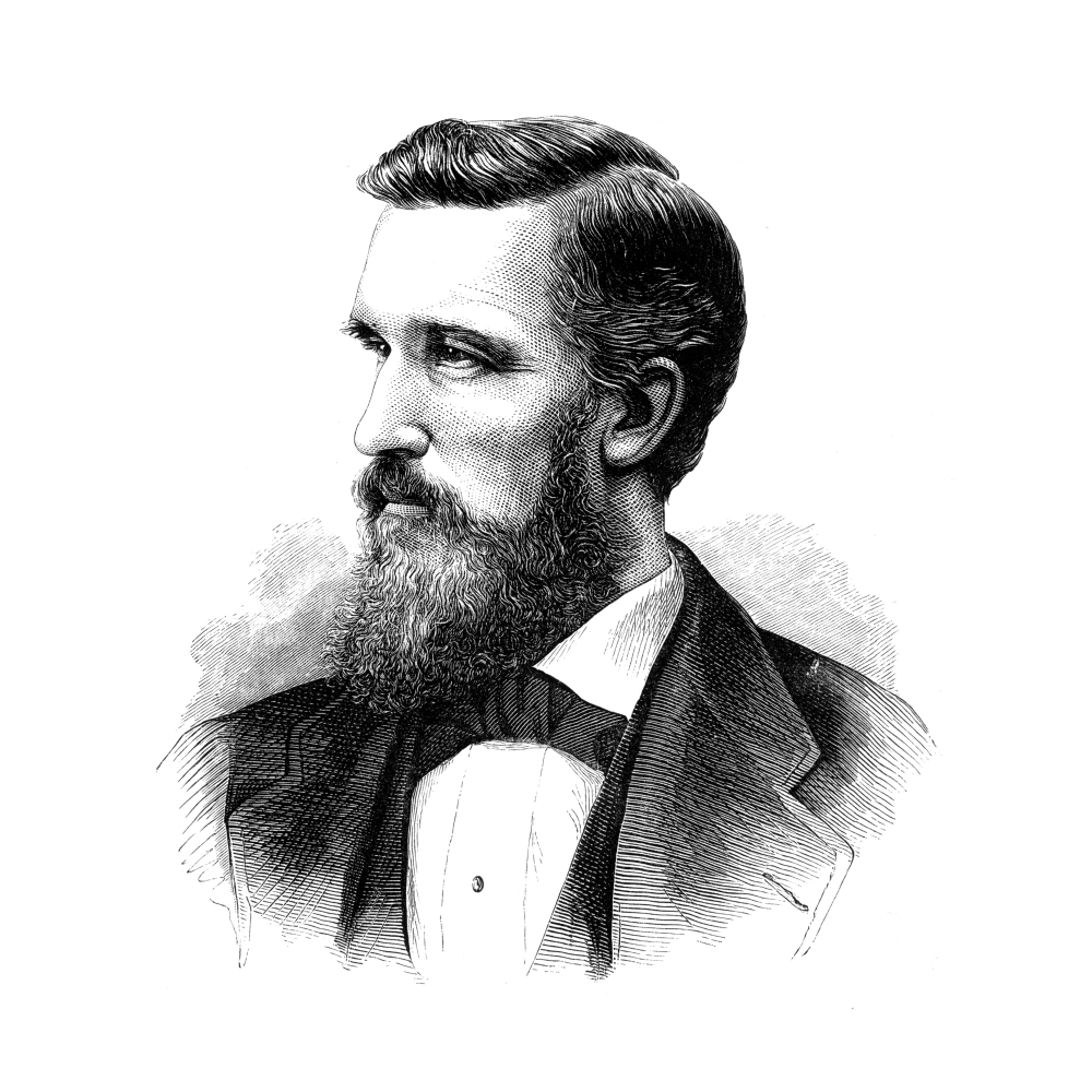 Elisha Gray. Namerican Inventor. Wood Engraving American 1879. Poster Print by - Walmart.com