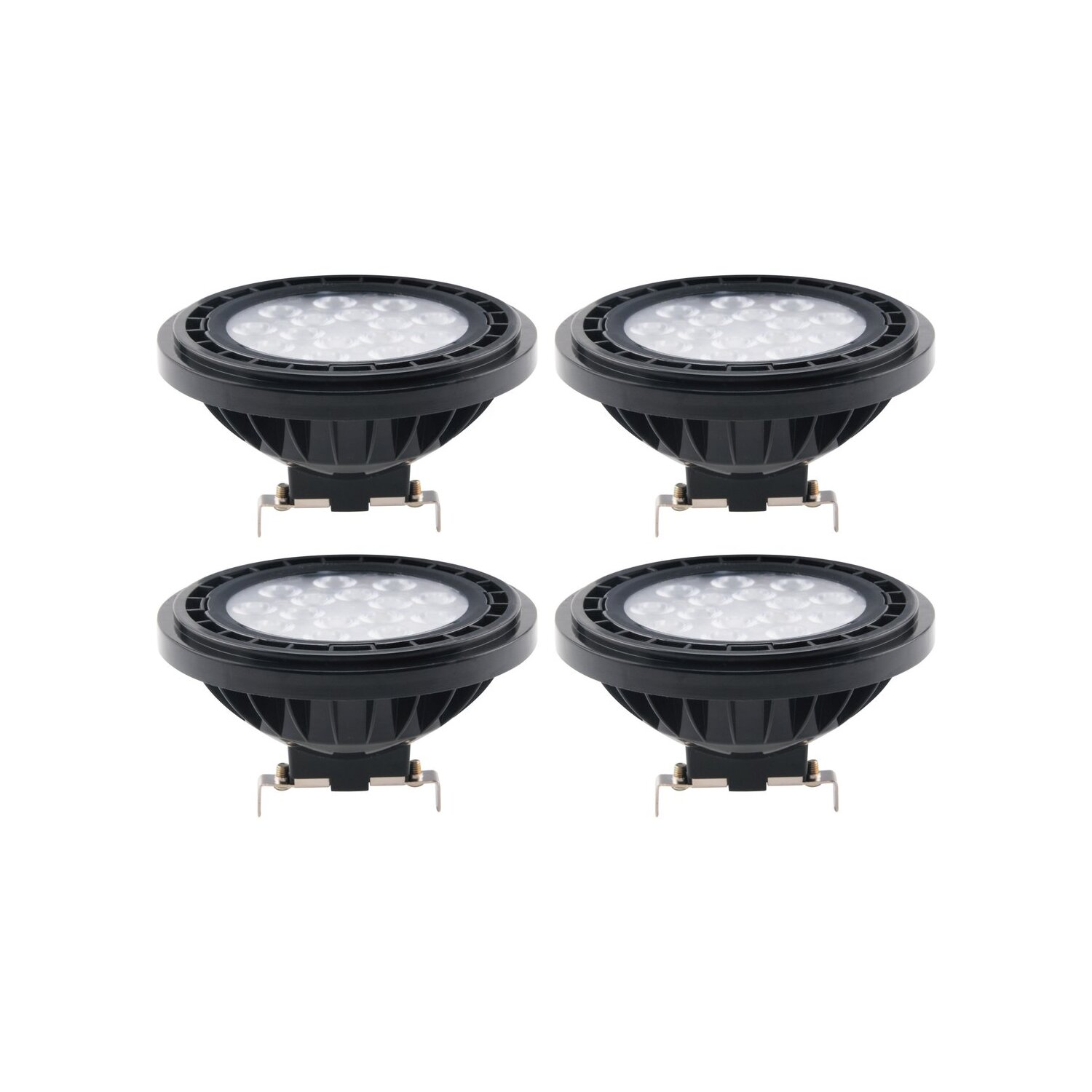 Elitco Lighting 4x4" 4000K Modern Metal/Acrylic Plastic PAR36 LED Bulb ...
