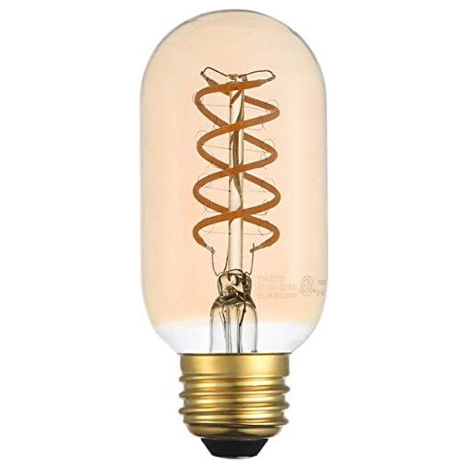 Elitco Lighting Nostalgic 6W 3000K Vertical Helix LED Light Bulb (Set ...