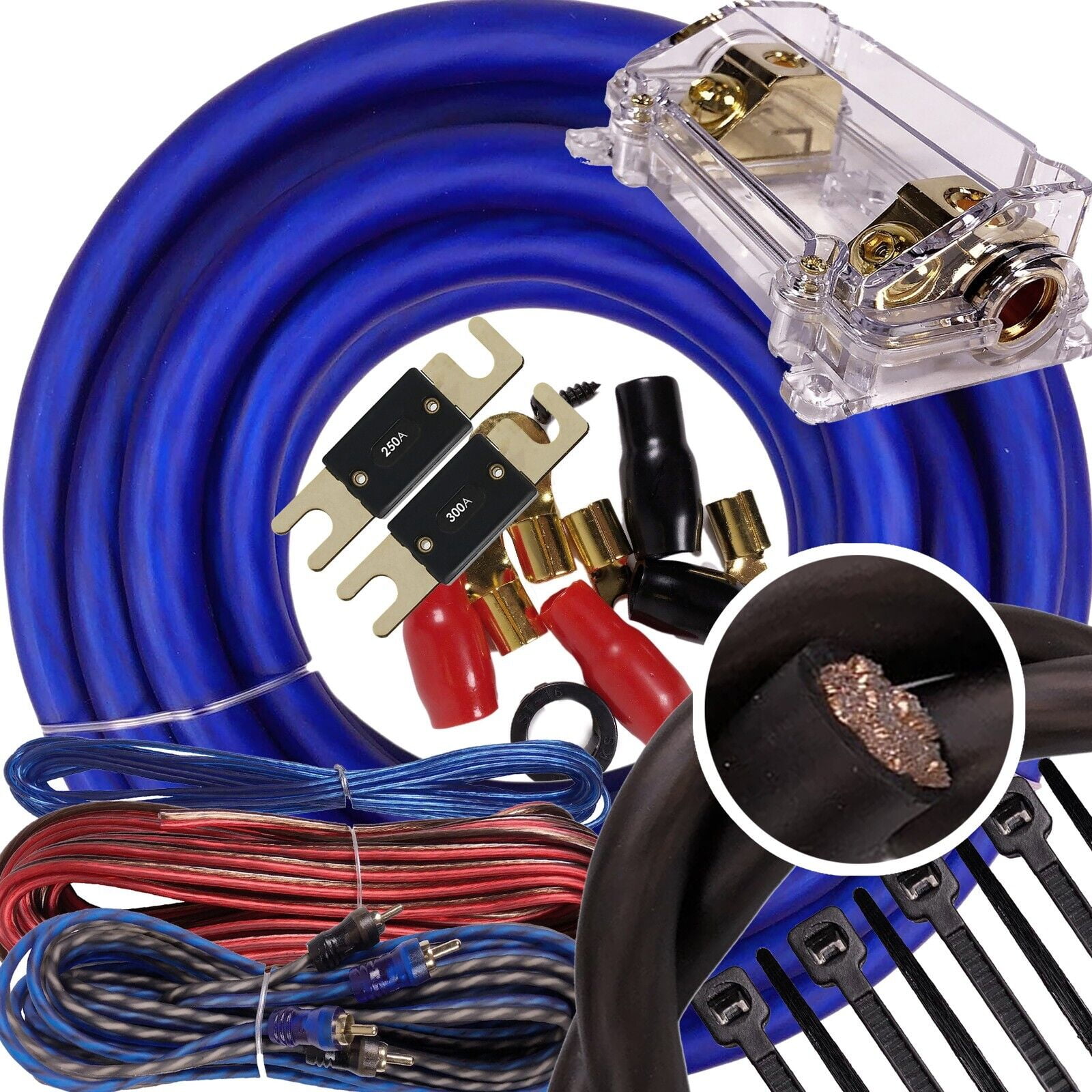 Elite Amp Kit for Superior Audio Installation - Supports 5000W to 8000W ...