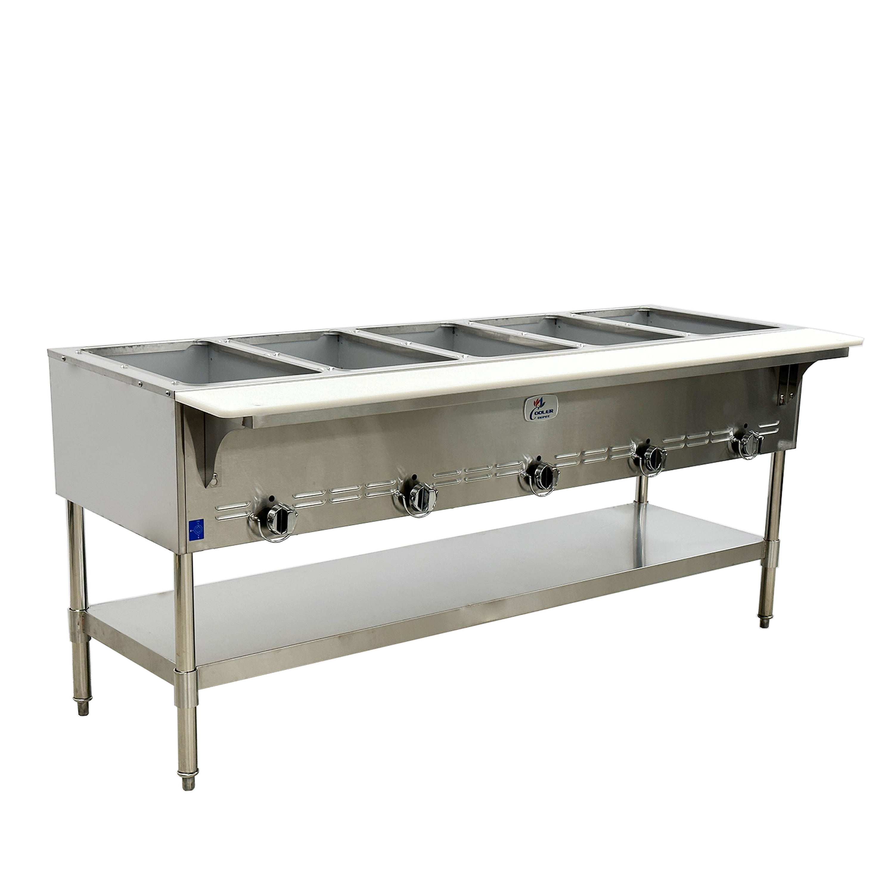 Elite 5pan Propane Gas Bain-marie Buffet Food Warmer Commercial Gas 5 ...