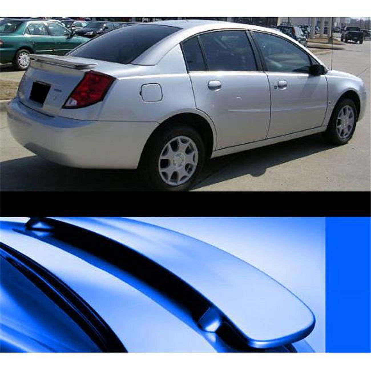 Elite ABS128A-WA8555 Saturn Ion 4dr 2003-2007 Factory Style Spoiler ...