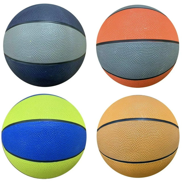 Elite Athletics 7" Mini Rubber Basketball Toy, Multicolor, Assorted ...