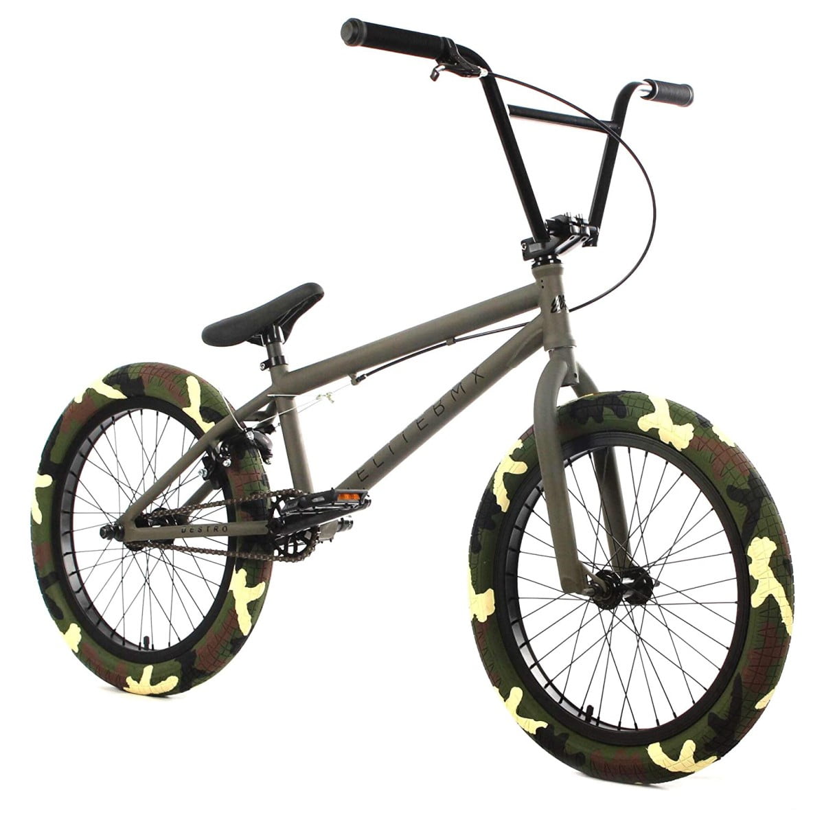 Elite BMX Bike Destro 20" Army Camo Green - Walmart.com