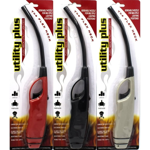 Elite Brands USA Long BBQ Lighters, Long Flexible Neck , Multi-Purpose ...