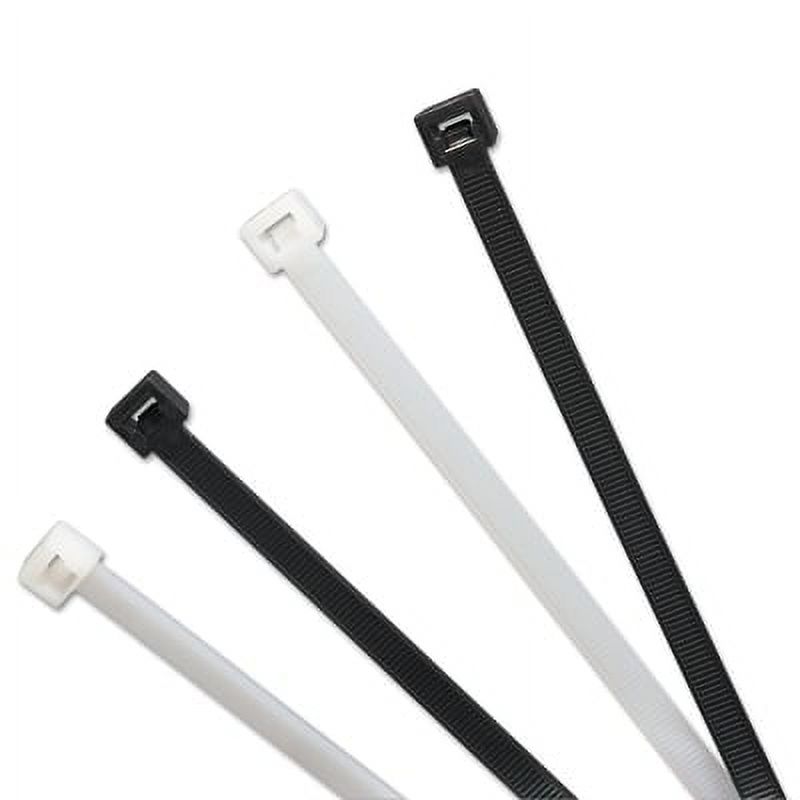 Elite Cold Weather Cable Tie, 50 lb Tensile Strength, 7.6 in L, Black ...