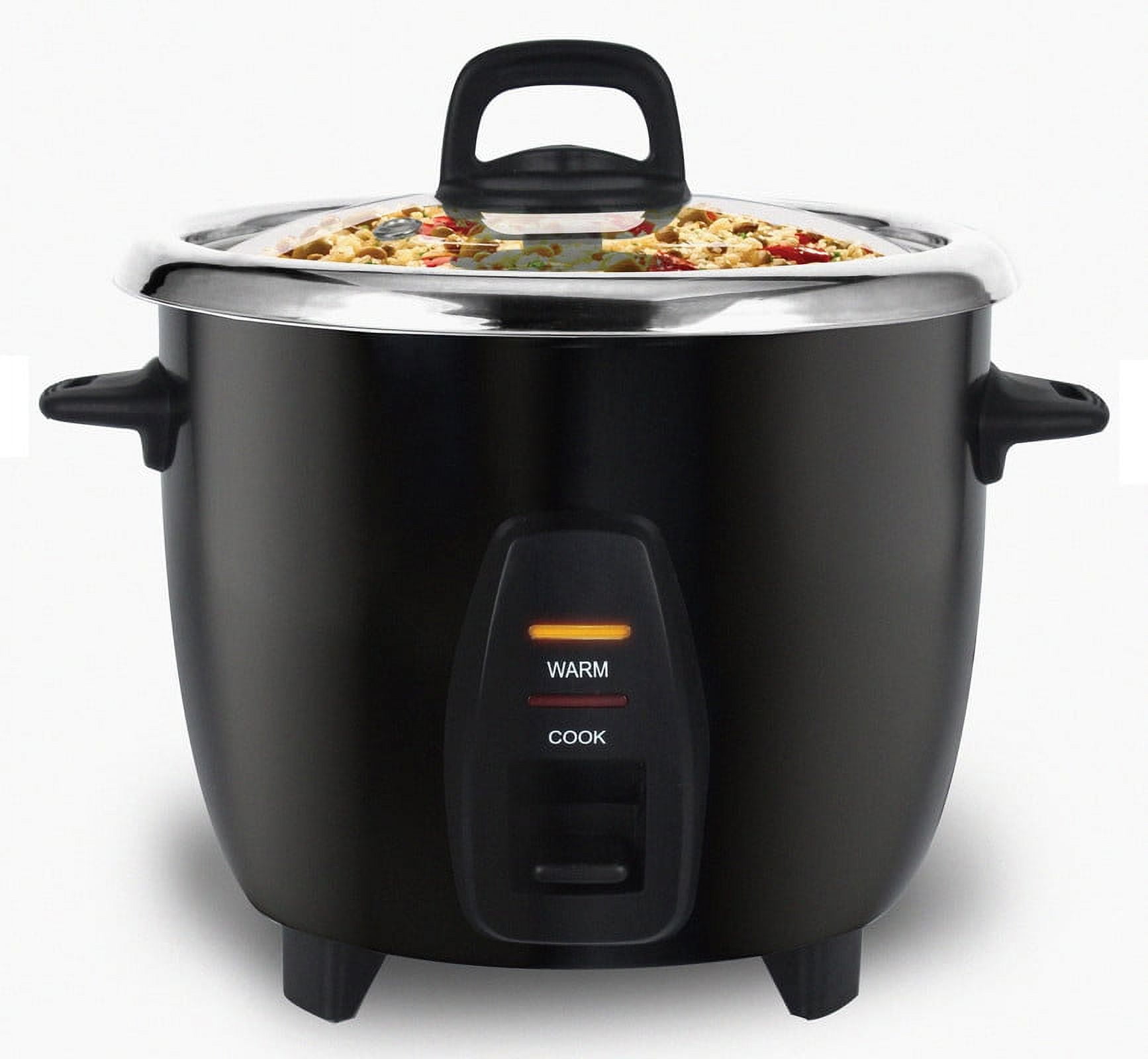Elite Cuisine 10 Cup Rice Cooker with Stainless Steel Pot - Walmart.com