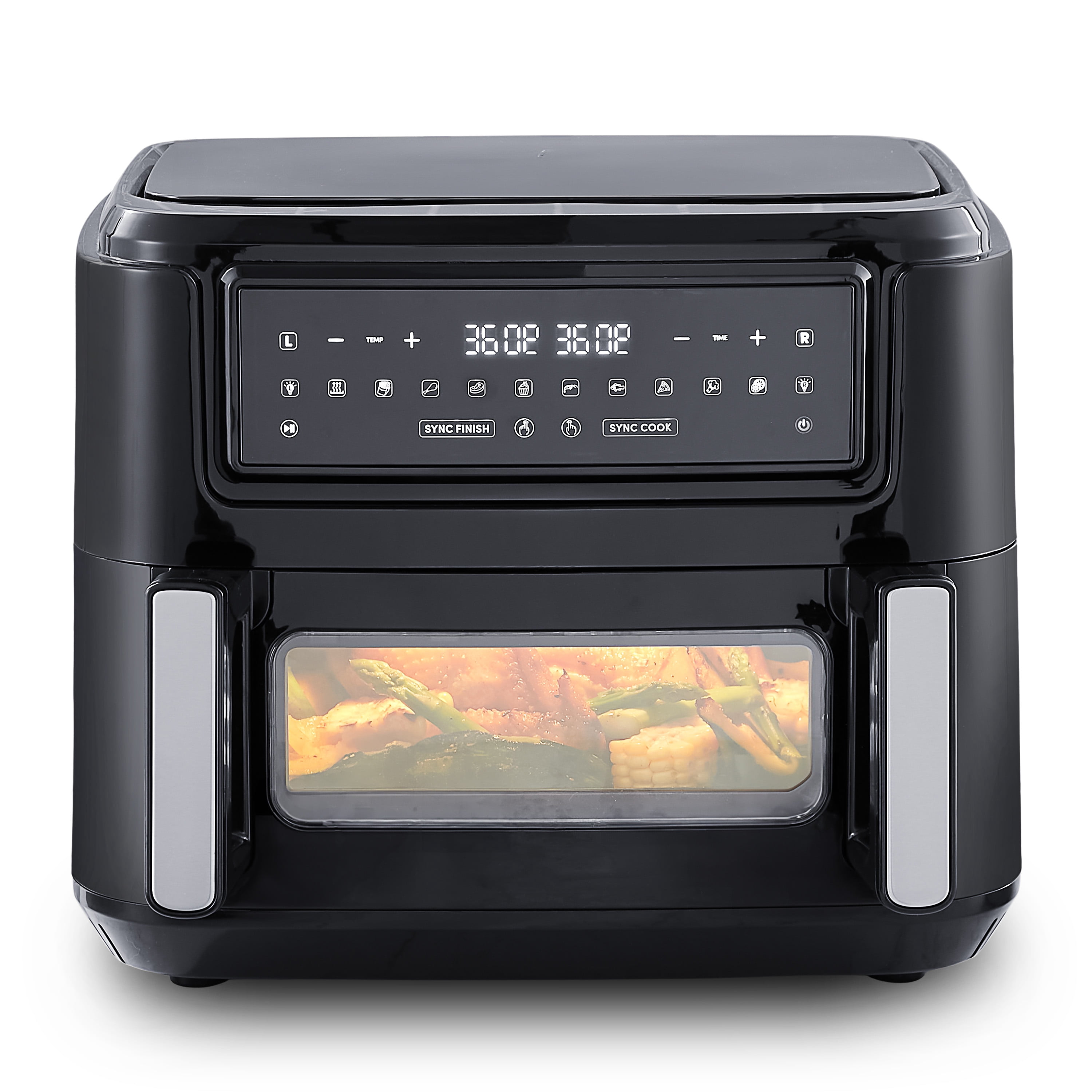 Elite Cuisine EAF5501 10.5L Digital Dual Zone Air Fryer Oven - Walmart.com