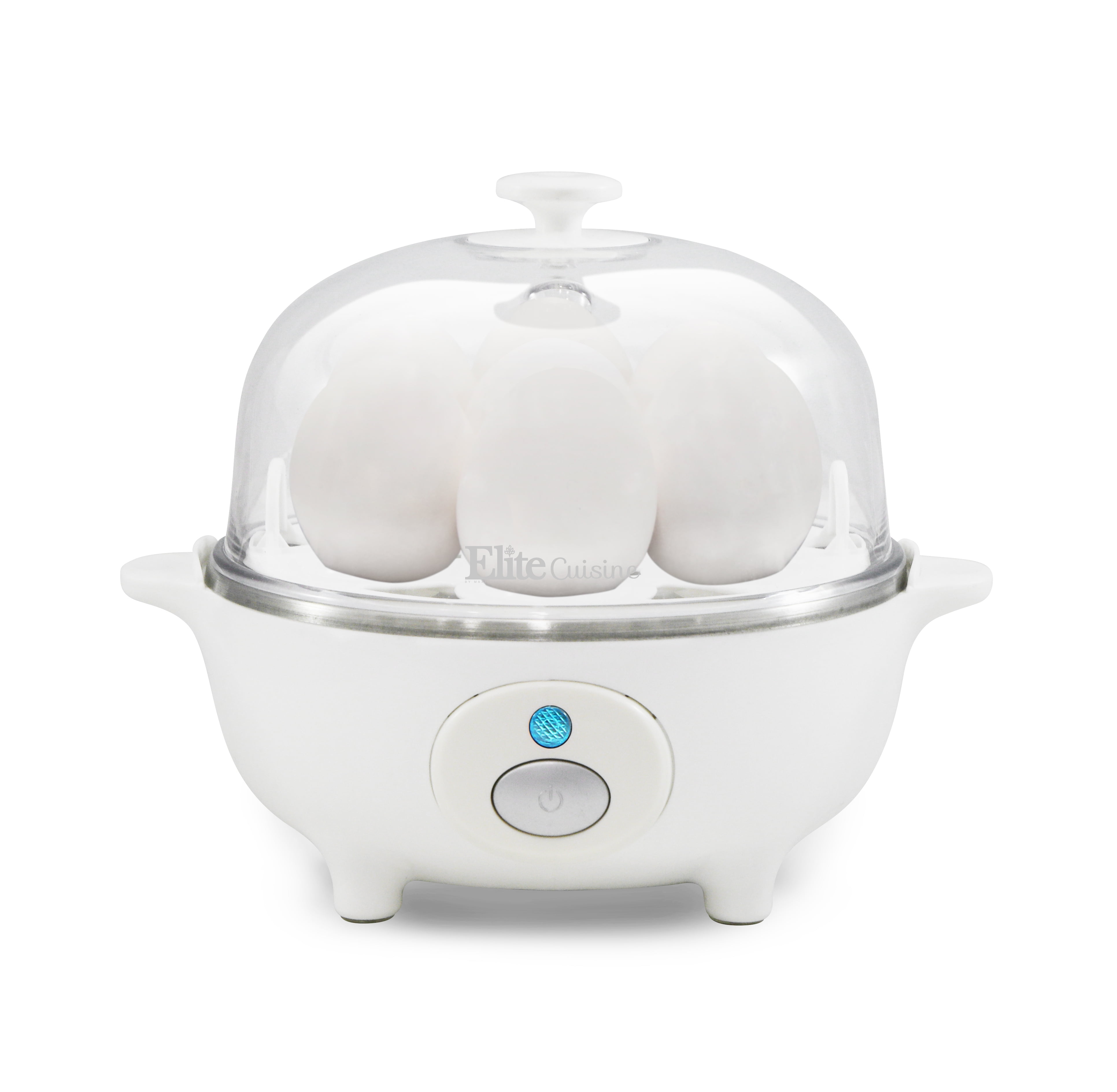 Elite Gourmet EGC-007 Electric Egg Cooker & Boiler, Hard Boiled Egg Maker Machine with 7 Egg ...