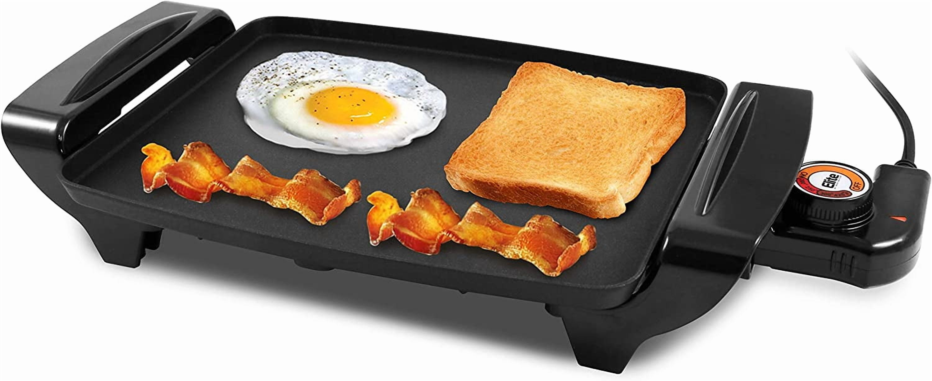 Elite Cuisine EGR2257 Mini Griddle Black - Walmart.com