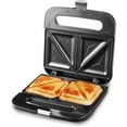 Elite Cuisine ESM5702 Sandwich Maker, Stainless-Steel Black - Walmart.com
