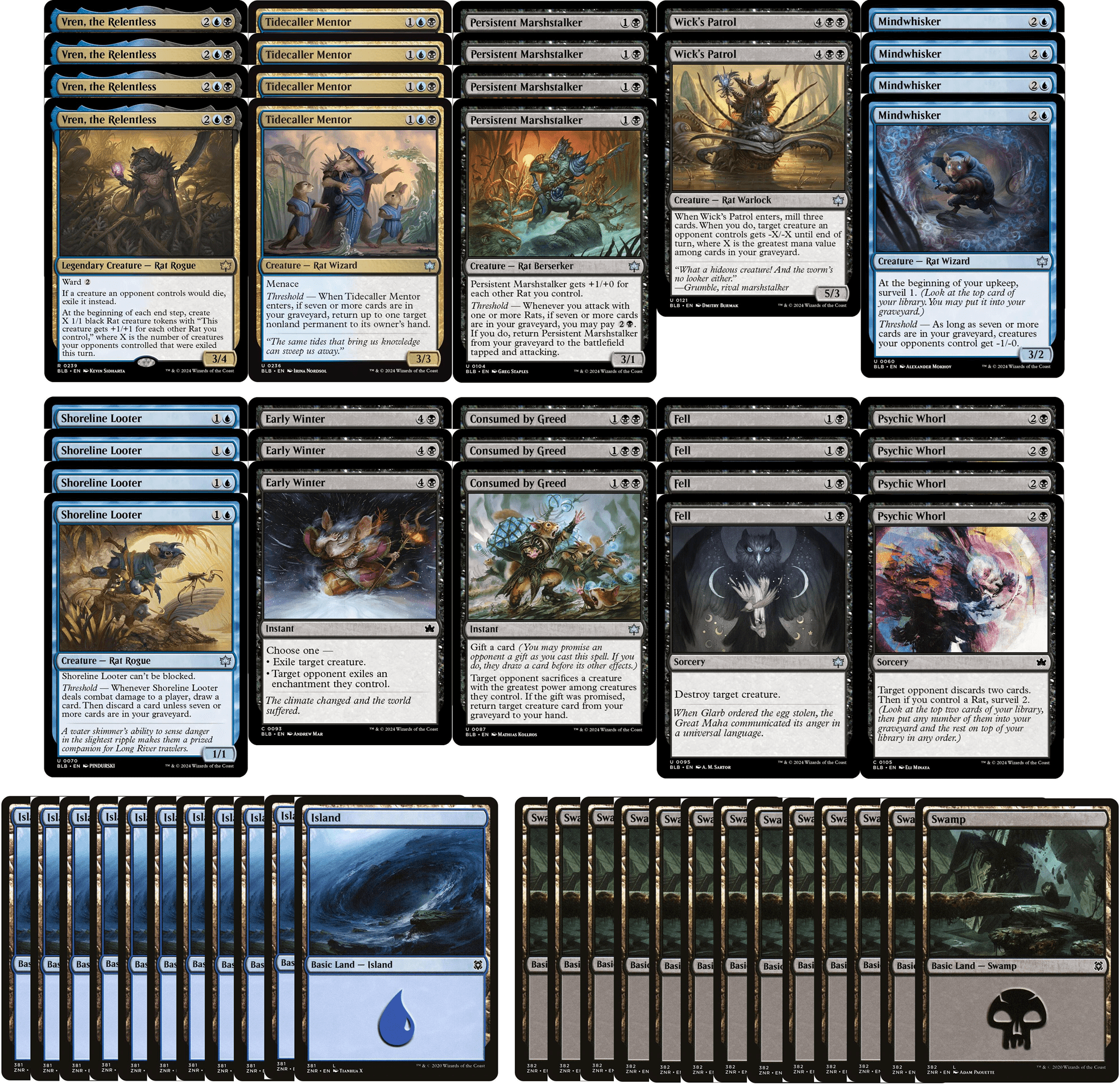 Magic The Gathering Rat Deck