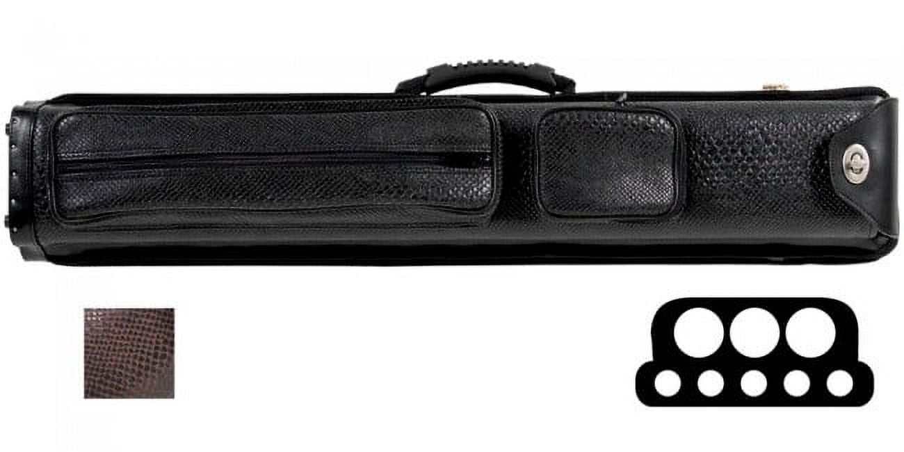Elite ECNR35 BLACK 3Bx5S Billiards Pool Cue Stick Case w/ Shoulder ...