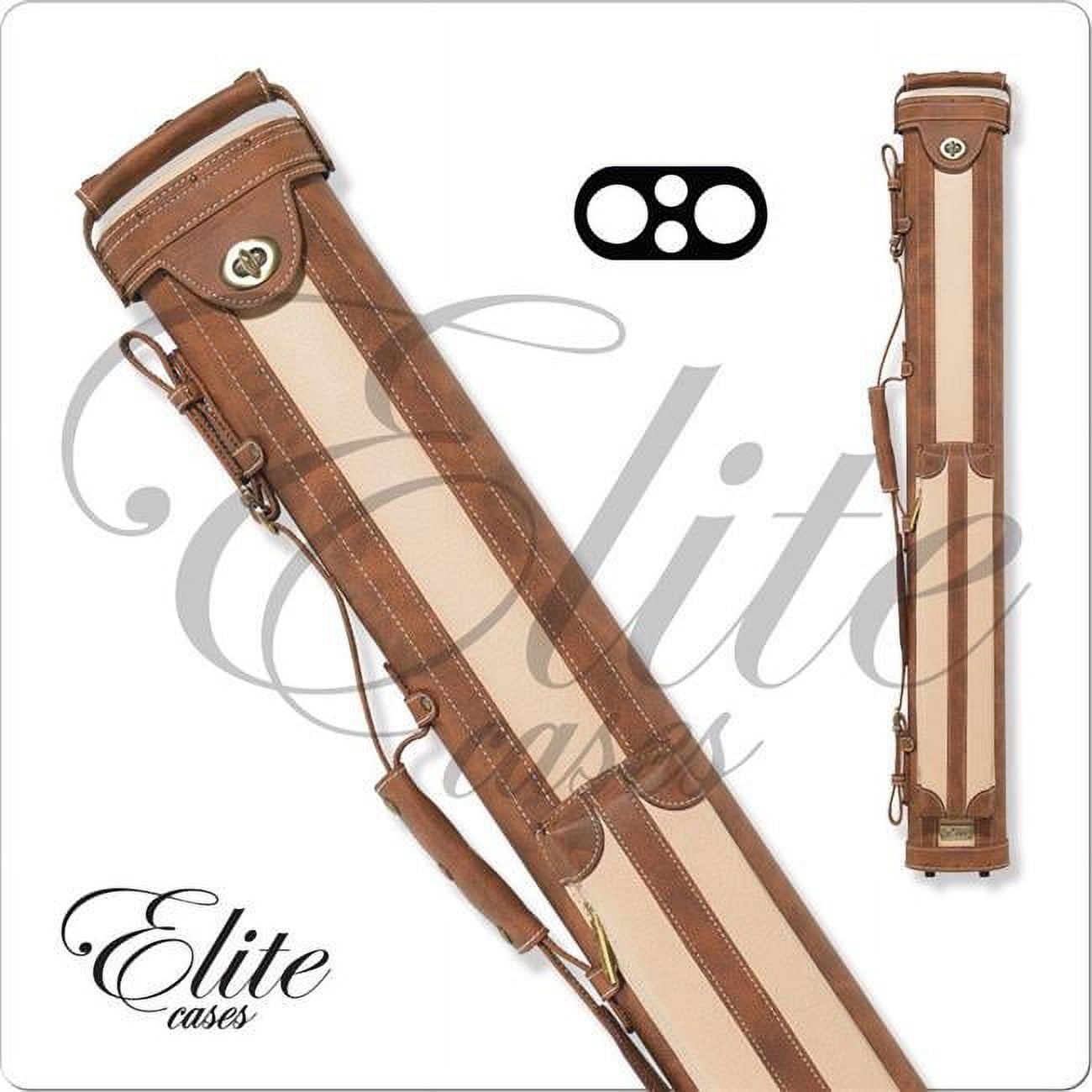 Elite ECV22 Chestnut Pool Cue Case Billiard Stick Bag Billiards Cues ...