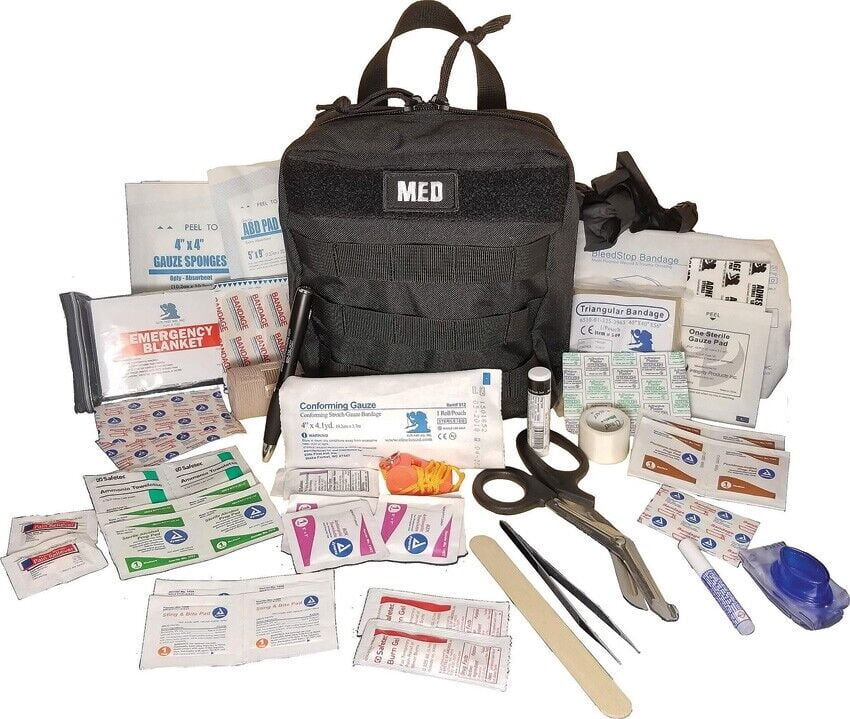 Elite First Aid GP IFAK Level 1 Kit Bandages Gauze Sponge Emergency ...