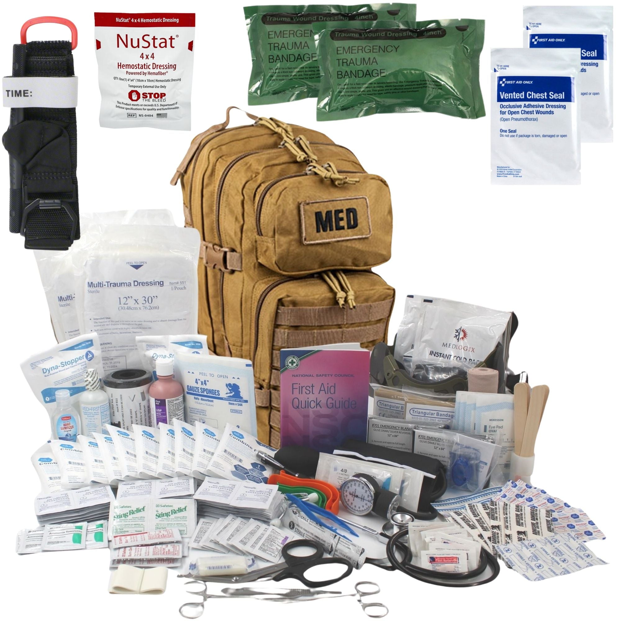 Elite First Aid - Tactical Trauma Kit with Advanced Bleeding Control ...