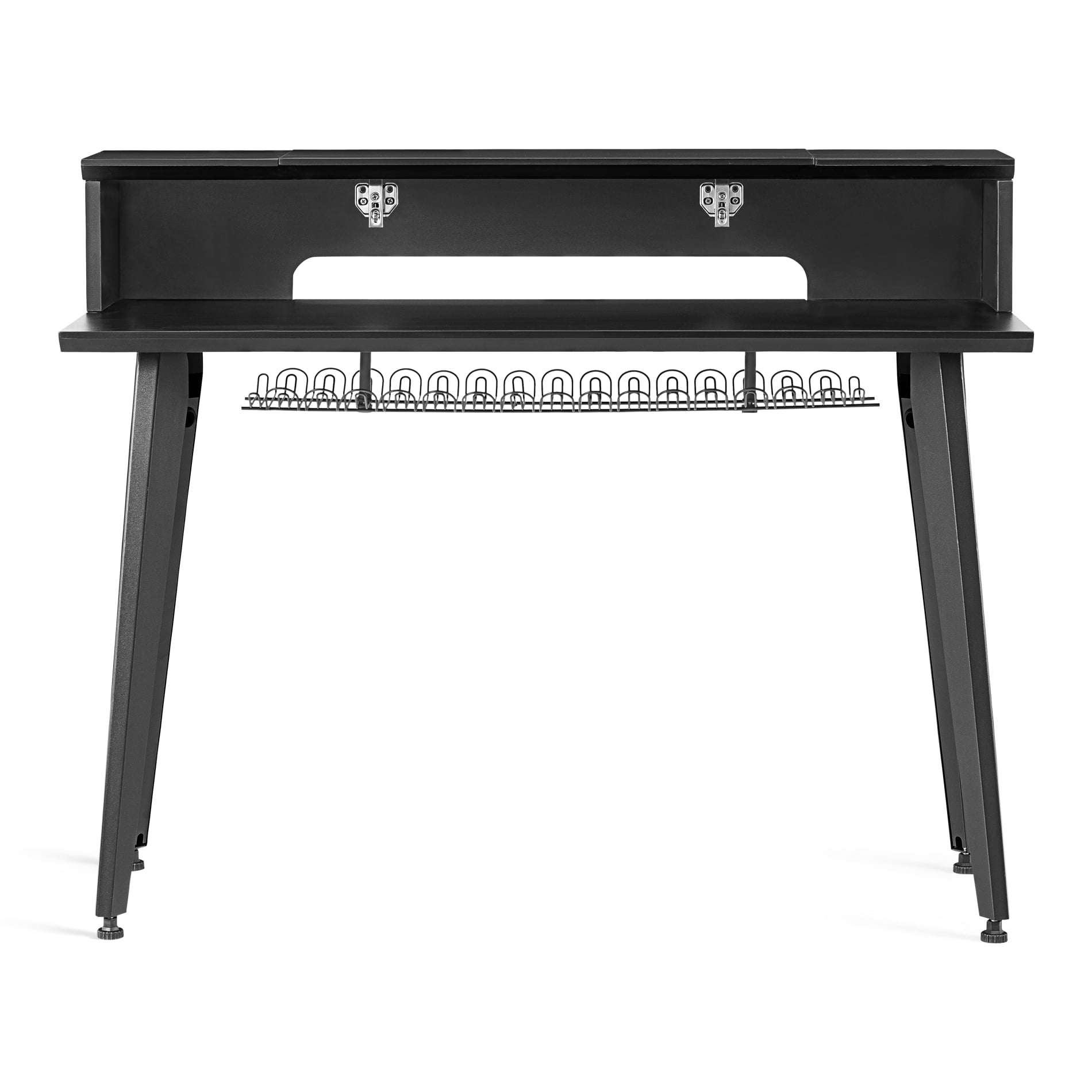 Elite Furniture Series 61-Note Keyboard Table in Standard Black Finish ...