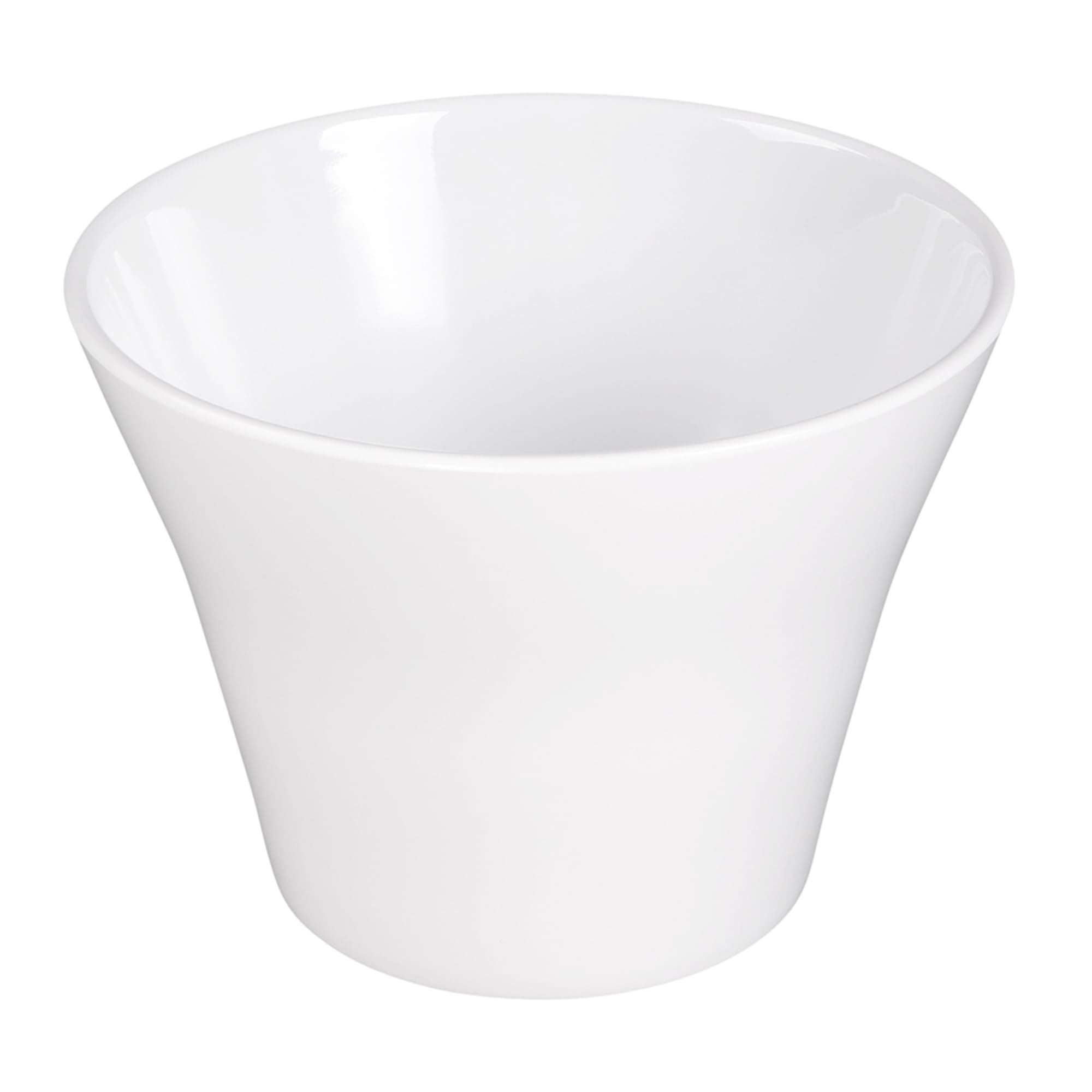 Elite Global Solutions MC64-W 64 oz Crock - 7 1\\/4" Round, Melamine ...