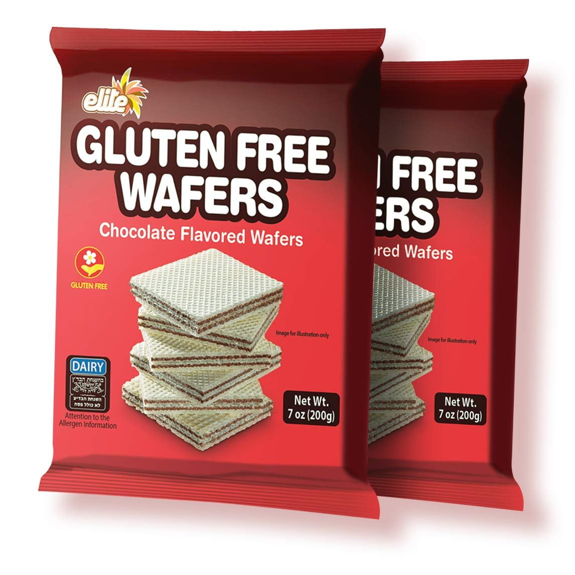 Elite Gluten Free Chocolate Flavored Wafers, Dairy 2 Pack - Walmart.com