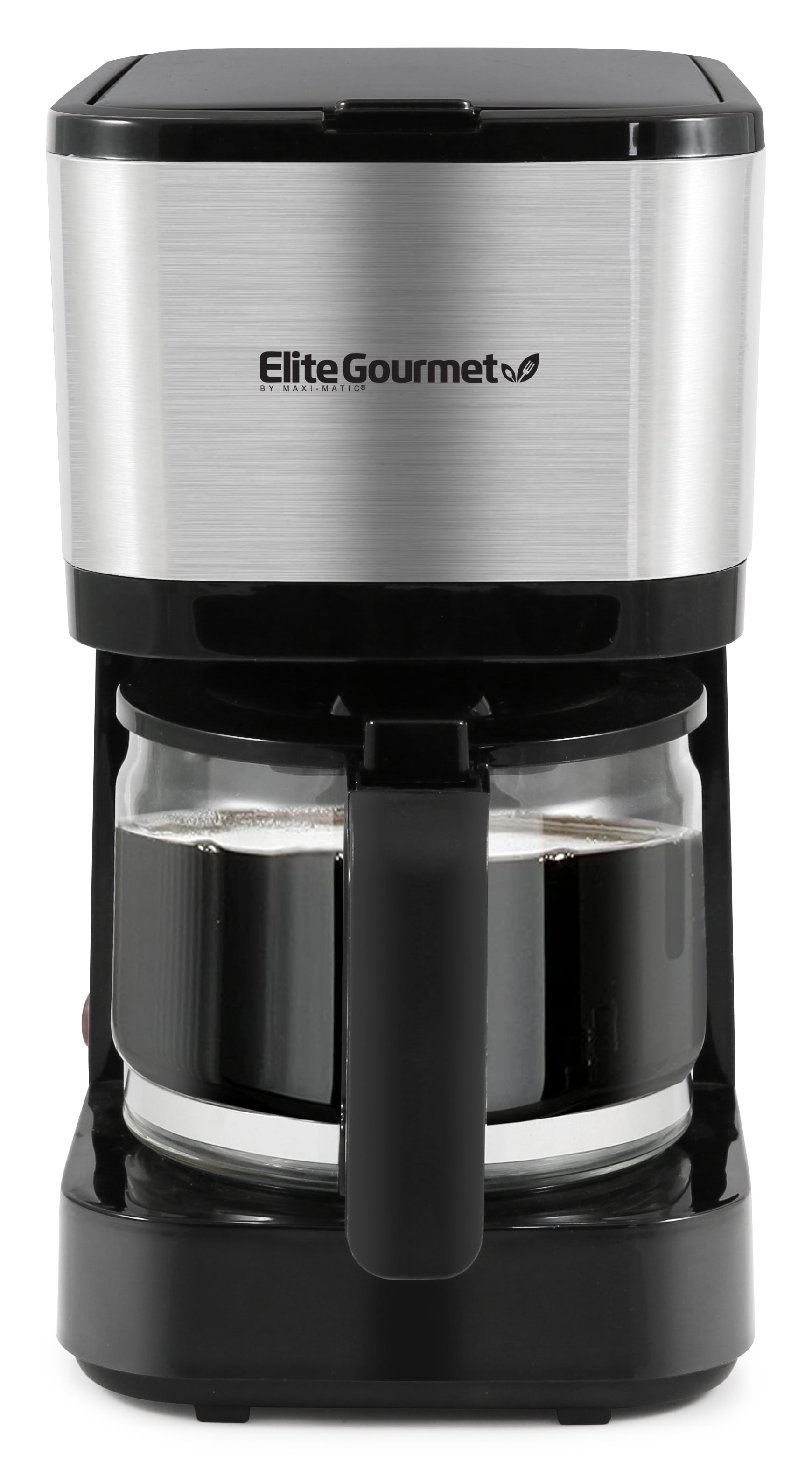 Elite Gourmet 5-Cup Coffee Maker, Compact Design, Pause 'N Serve ...