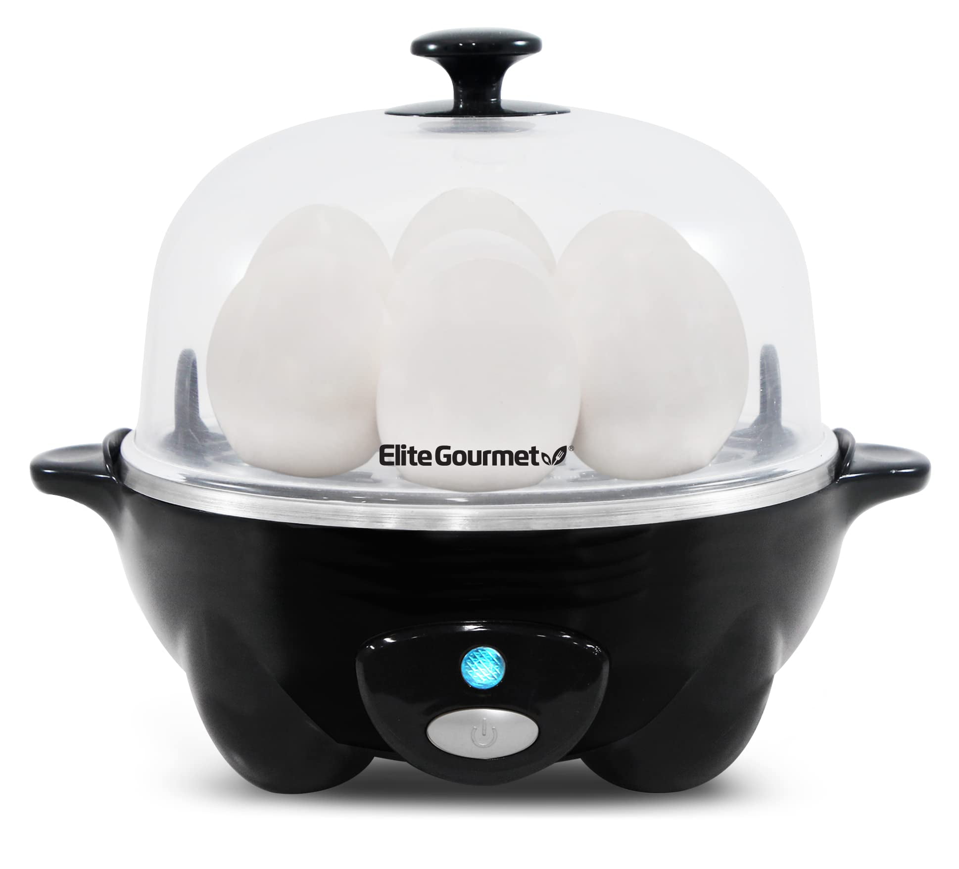 Elite Gourmet EGC-007B# Rapid Egg Cooker, 7 Easy-To-Peel, Hard, Medium ...
