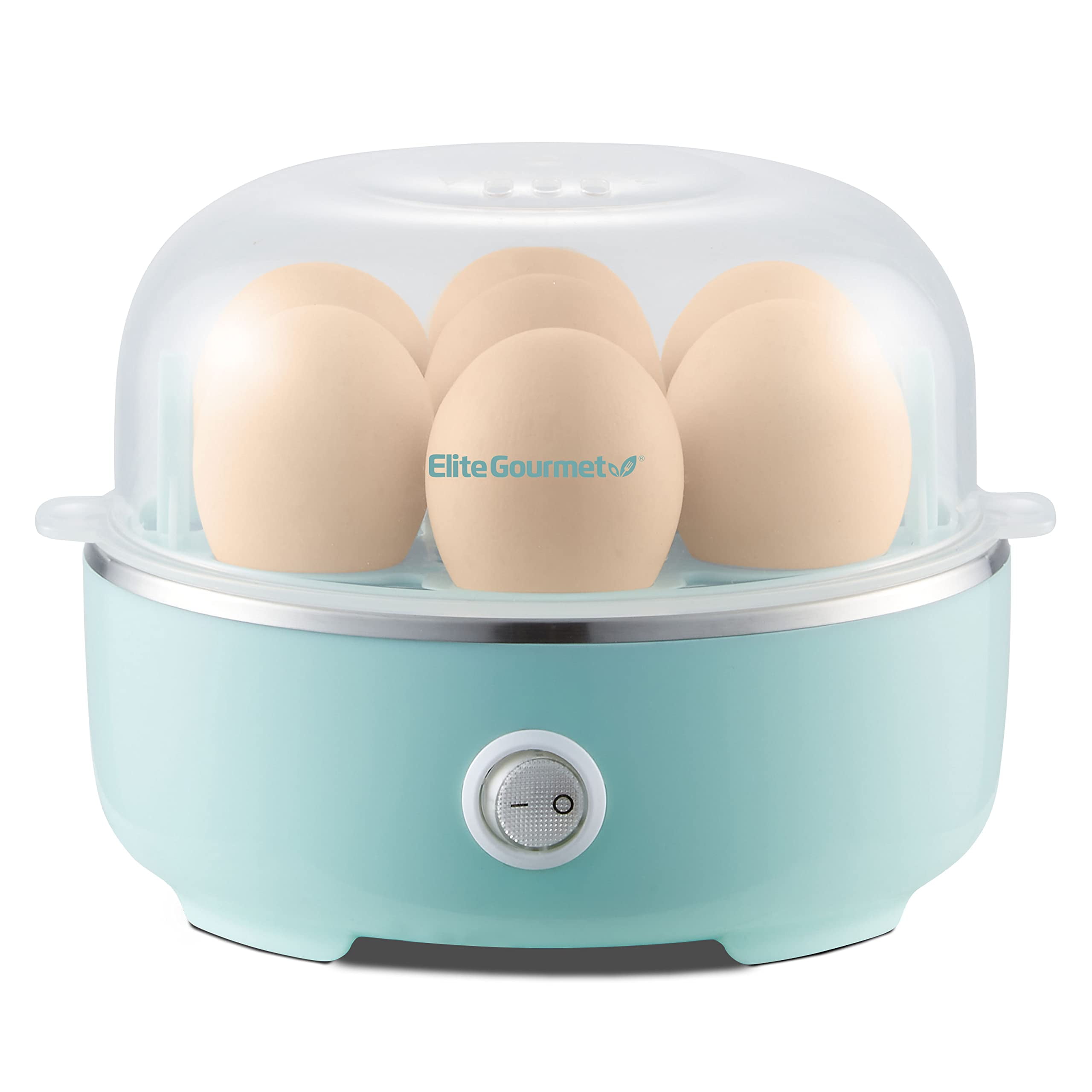 Elite Gourmet EGC115M Easy Egg Cooker Electric 7-Egg Capacity, Soft ...