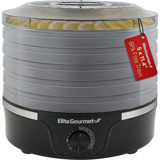 Elite Gourmet Food Adjustable Temperature Dehydrator - Walmart Business ...