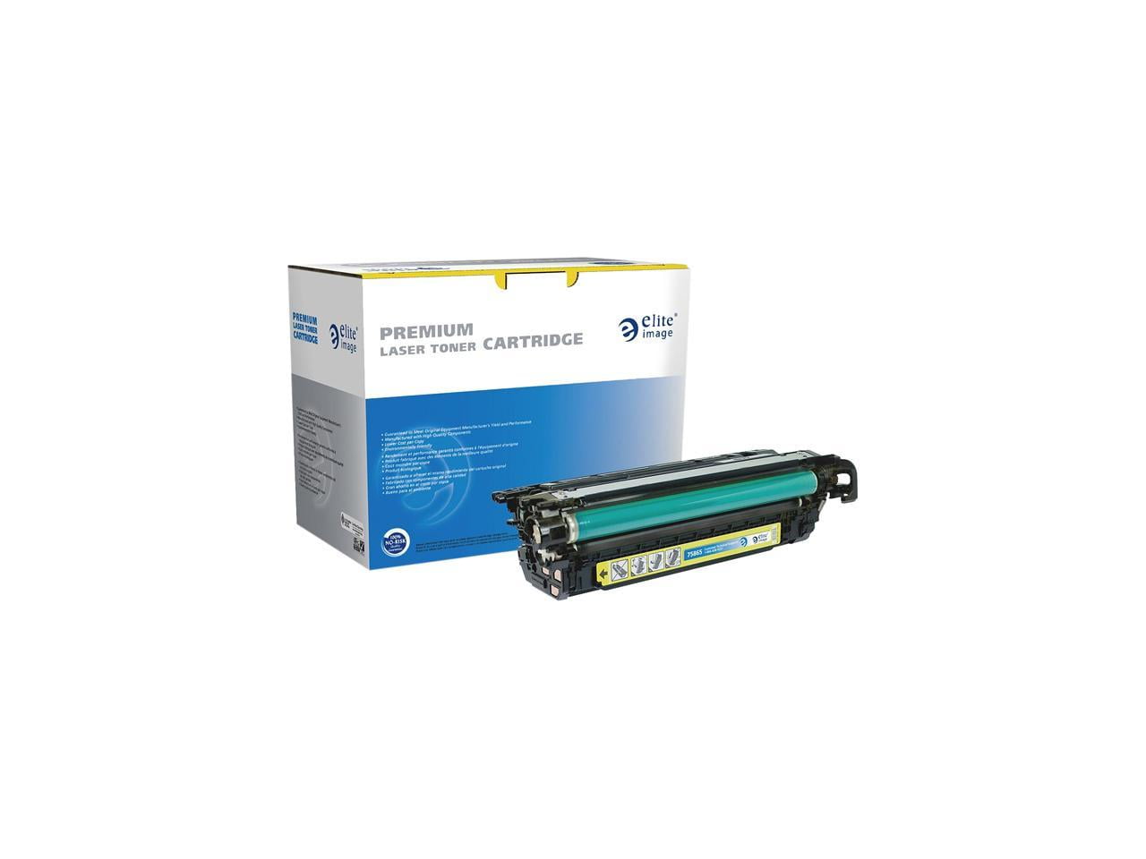 Elite Image Compatible Yellow Toner Cartridge Replacement for HP 646A ...
