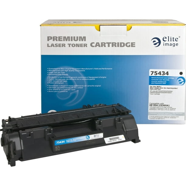 Elite Image Remanufactured Toner Cartridge - Alternative for HP 05A ...