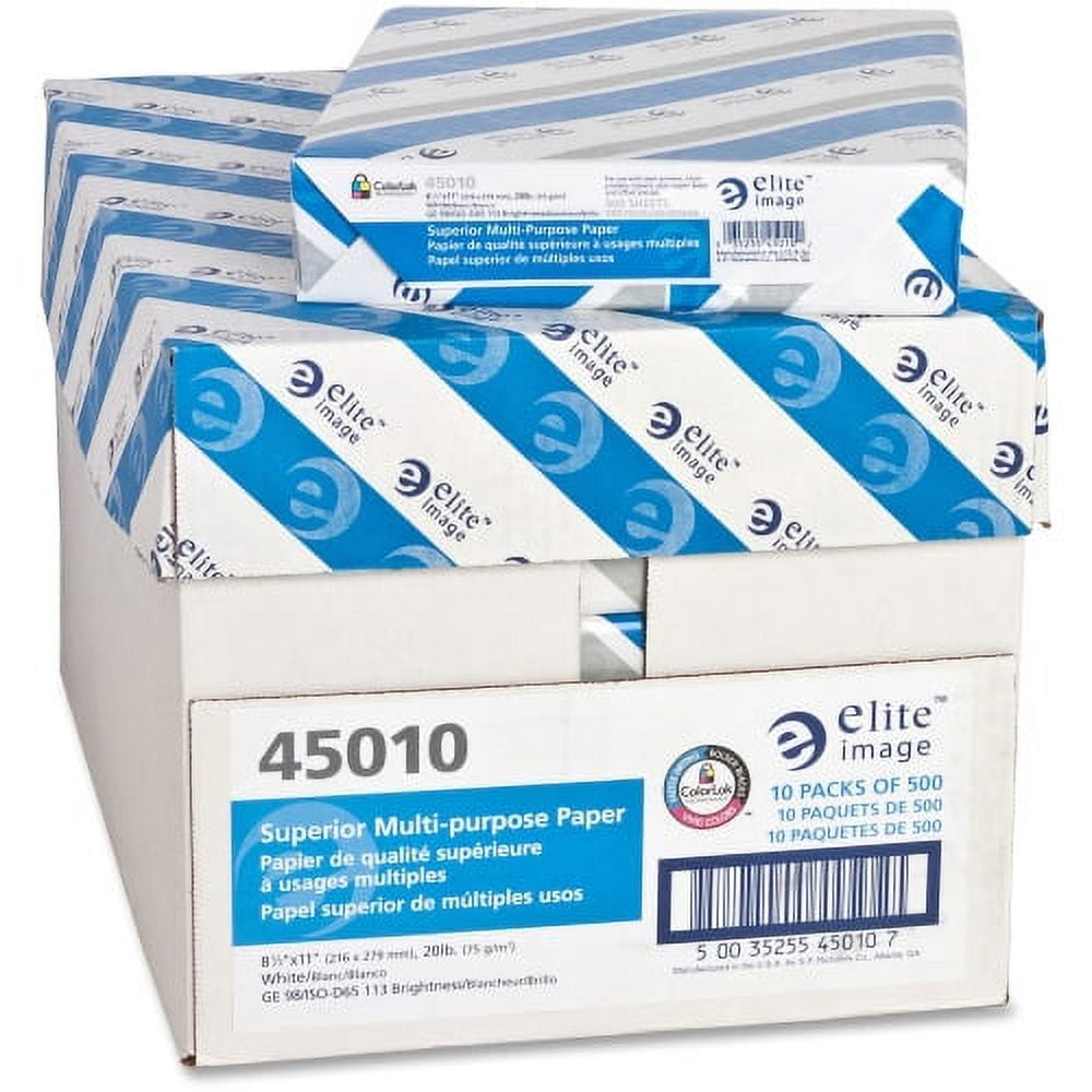 Elite Image Multipurpose Paper Letter - 8 1/2" x 11" - 20 lb Basis ...