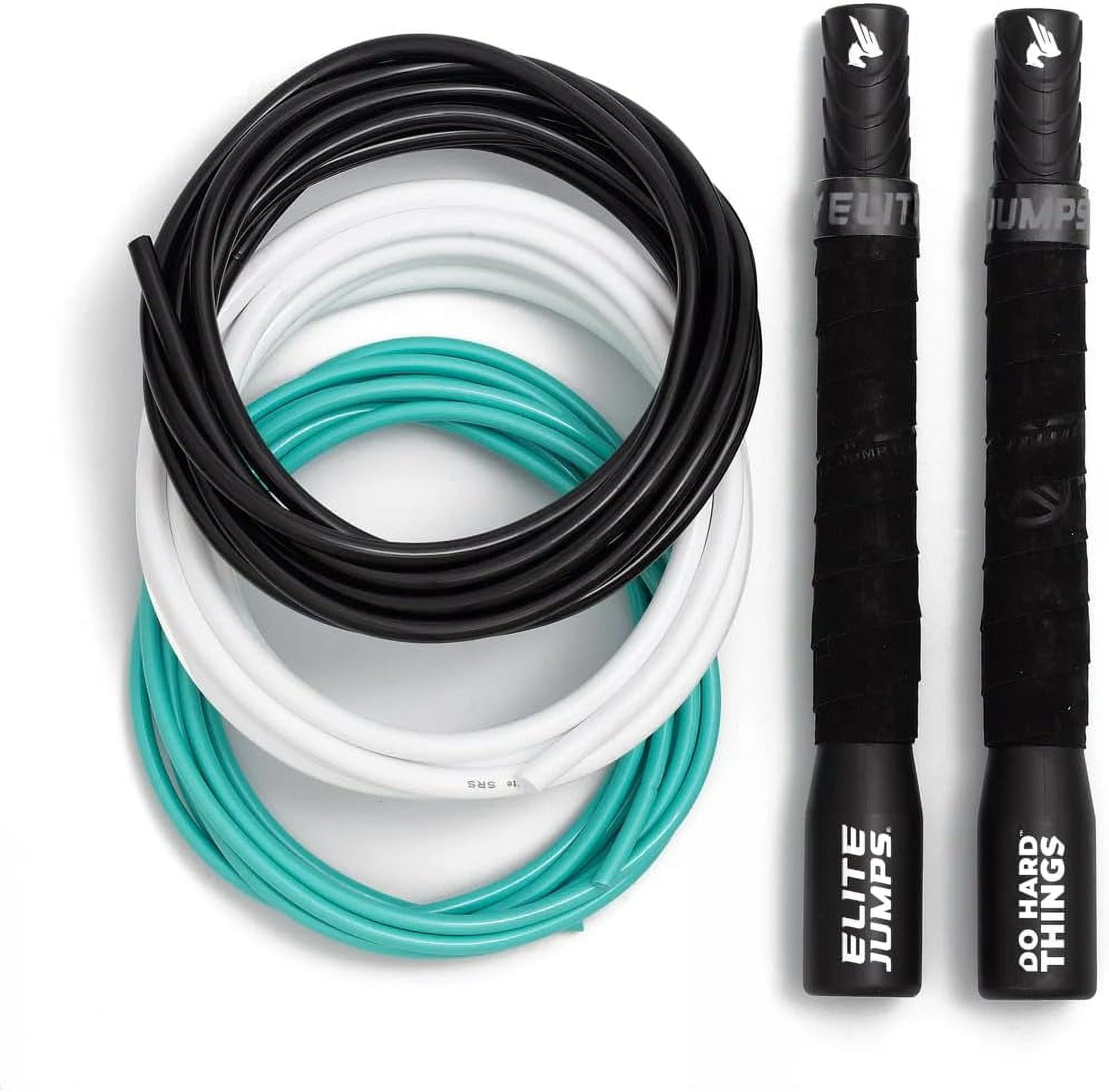 Elite Jumps Do Hard Things PVC Jump Ropes for Fitness Training Set ...