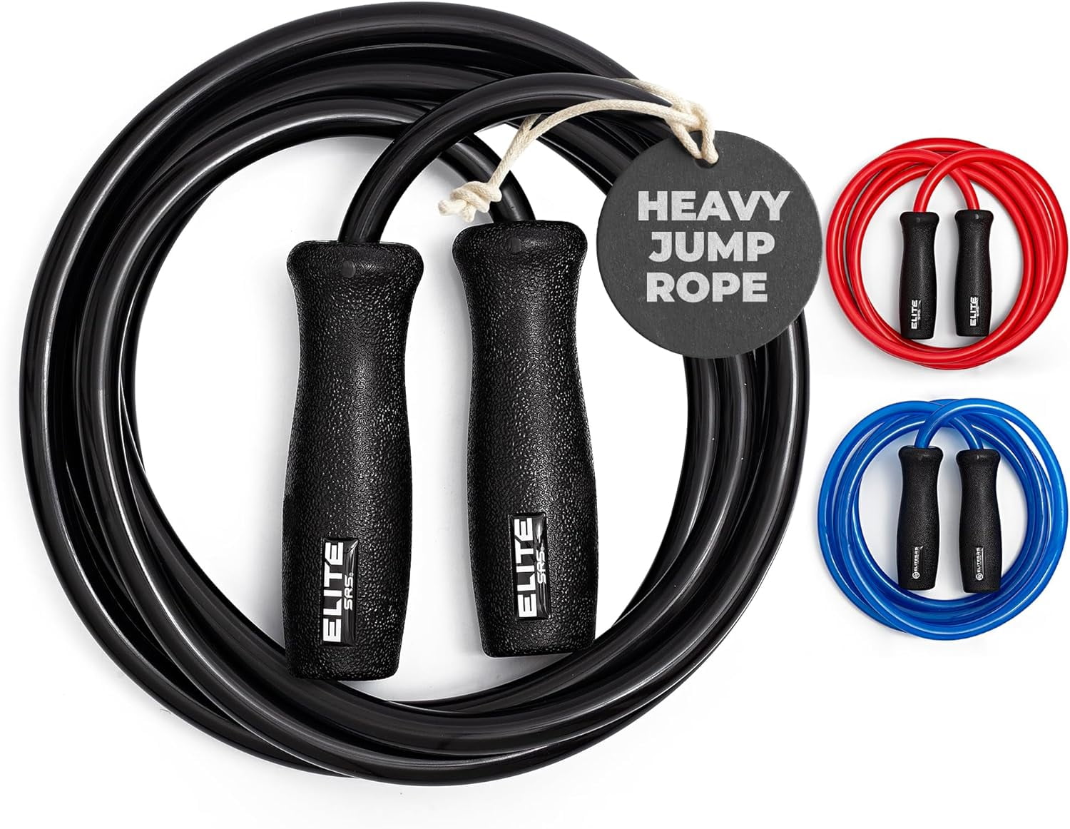 Elite Jumps Muay Thai 2.0 Weighted Jump Rope - Designed for High ...