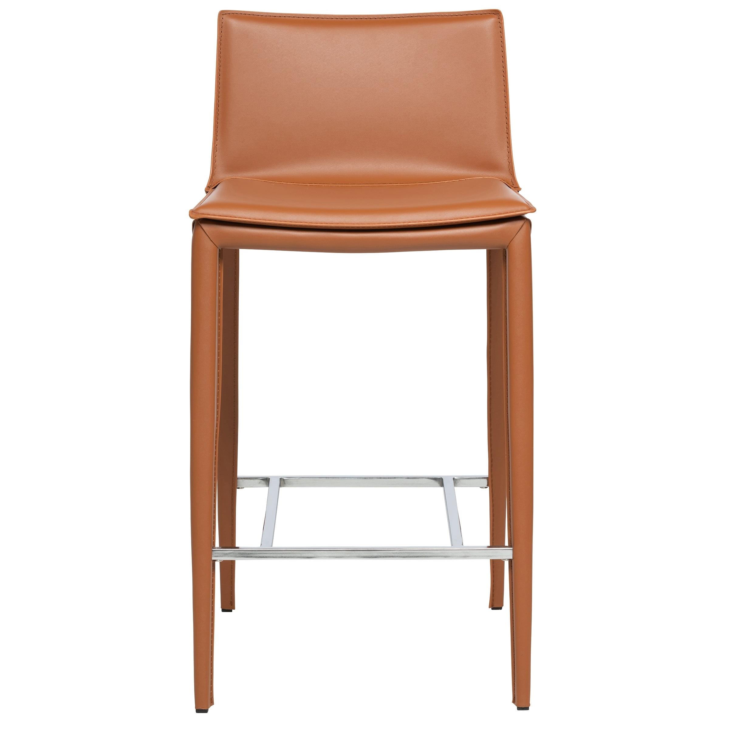 Elite Living Modern Upholstered 25.5" Height Barstool - Hilton Leather ...