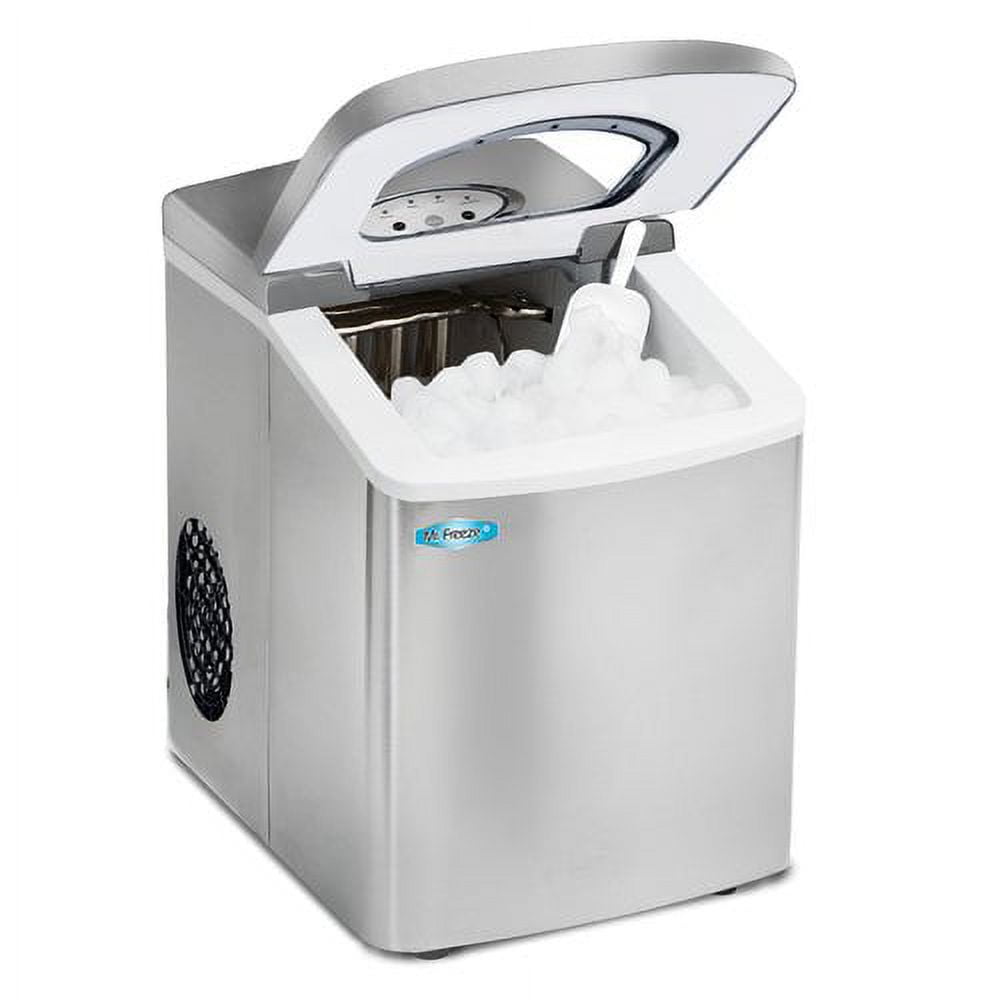 Elite MIM-18SI Mr. Freeze Portable Ice Maker, Silver - Walmart.com