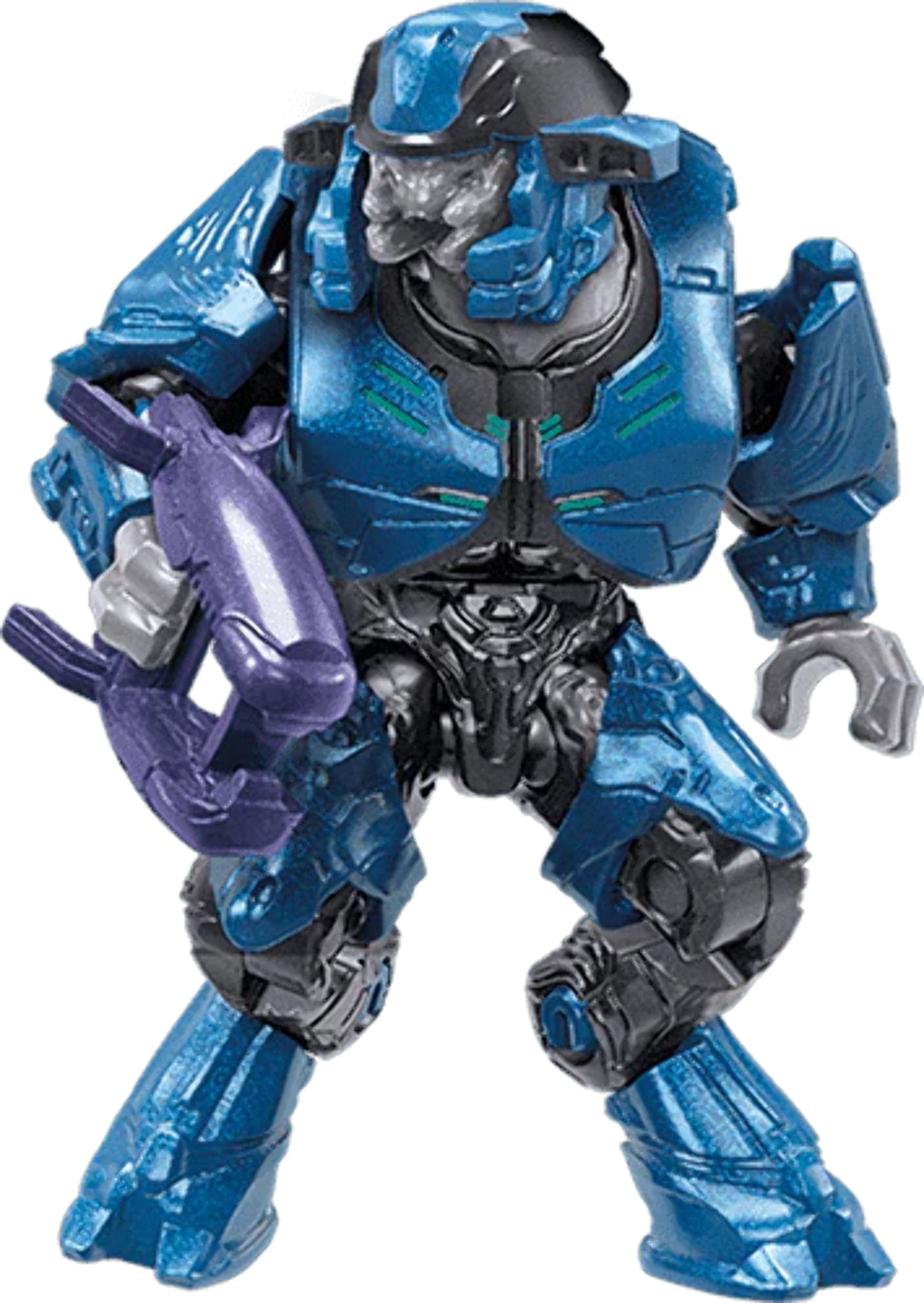 Elite Minor (Blue Armor) - Mega Construx HALO Micro Figure, Universe ...