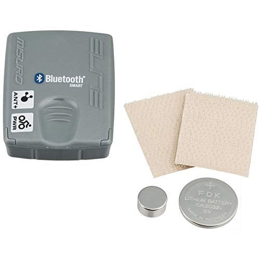 Elite Misuro Blue+ Speed/Cadence/Power Sensor, Grey, 5.91 3.15 x 3.15 ...