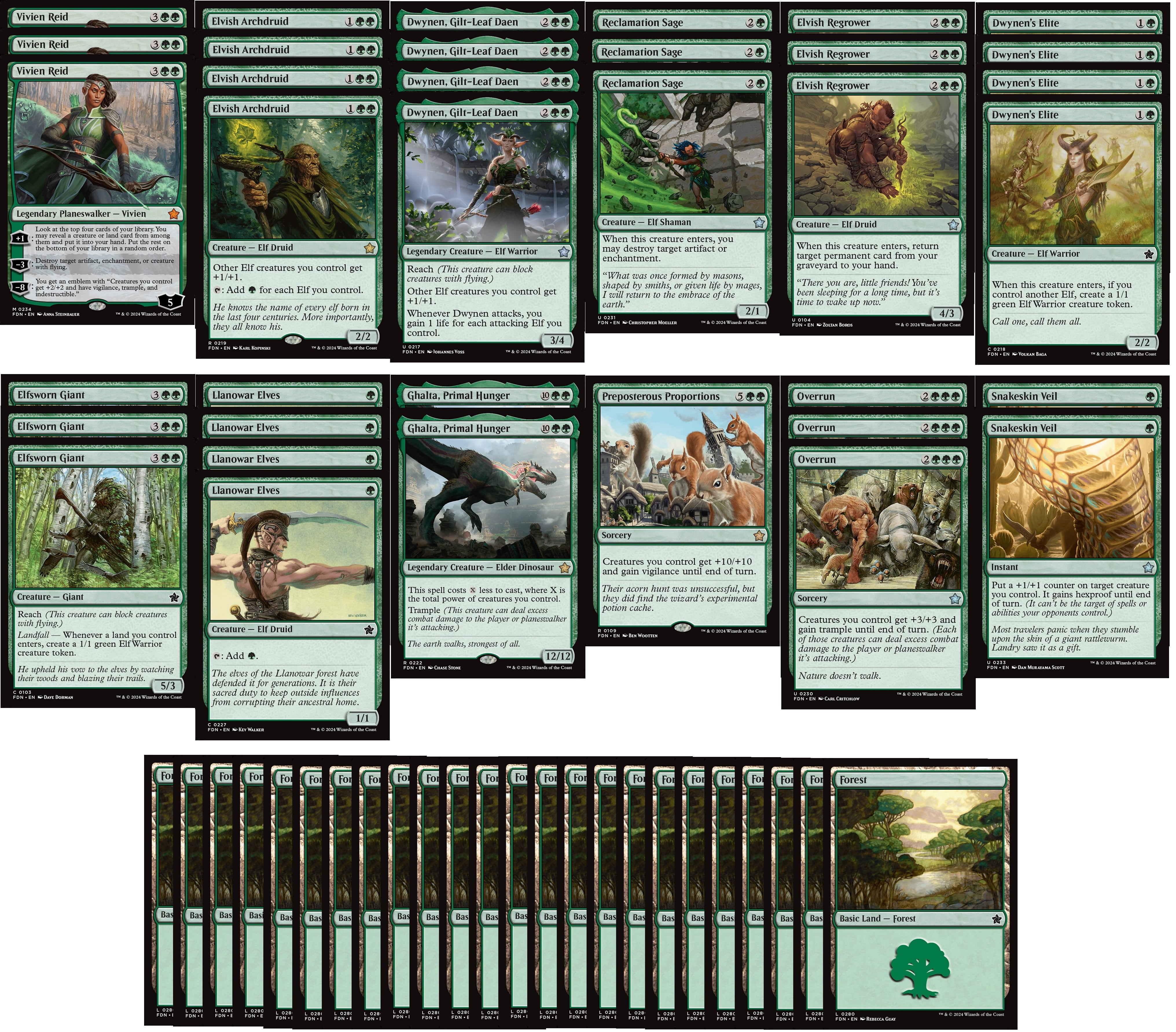 Green Elves Mtg