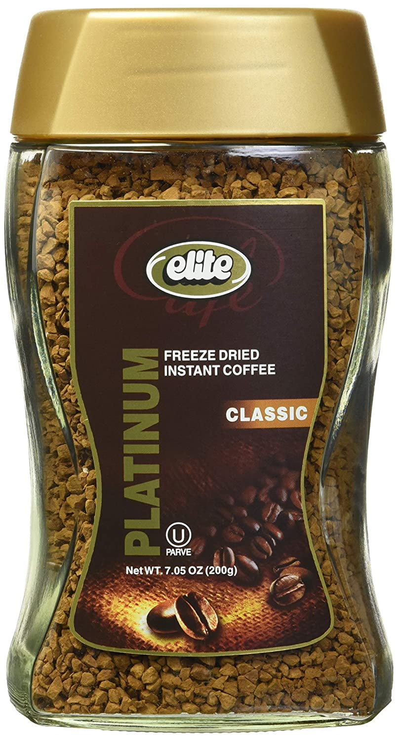 Elite Platinum Classic Freeze Dried Instant Coffee, 7 oz Jar - Walmart.com