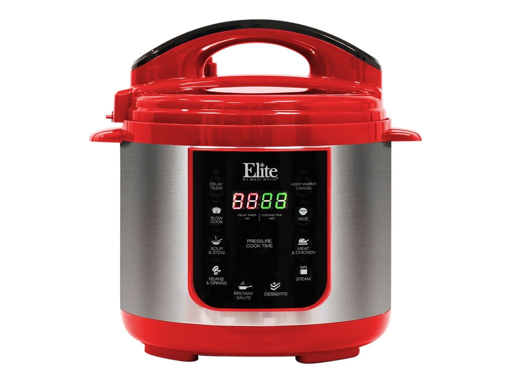 Elite Platinum EPC-414R - Pressure cooker - 4 qt - 800 W - Walmart.com