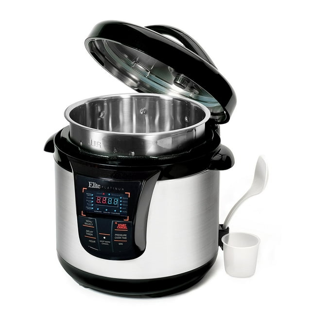 Elite Platinum EPC-808SS 8 qt Electric Stainless Steel Pressure Cooker ...