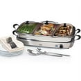 Elite Platinum EWM-9933 Triple Deluxe Buffet Server - Walmart.com