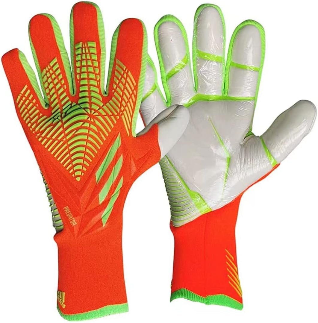 Elite Pro Strapless Goalkeeper Gloves, Professional Match Soccer Gloves ...
