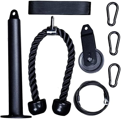 Elite Pulley System - Home LAT Pull Down Fitness Equipment, Tricep ...