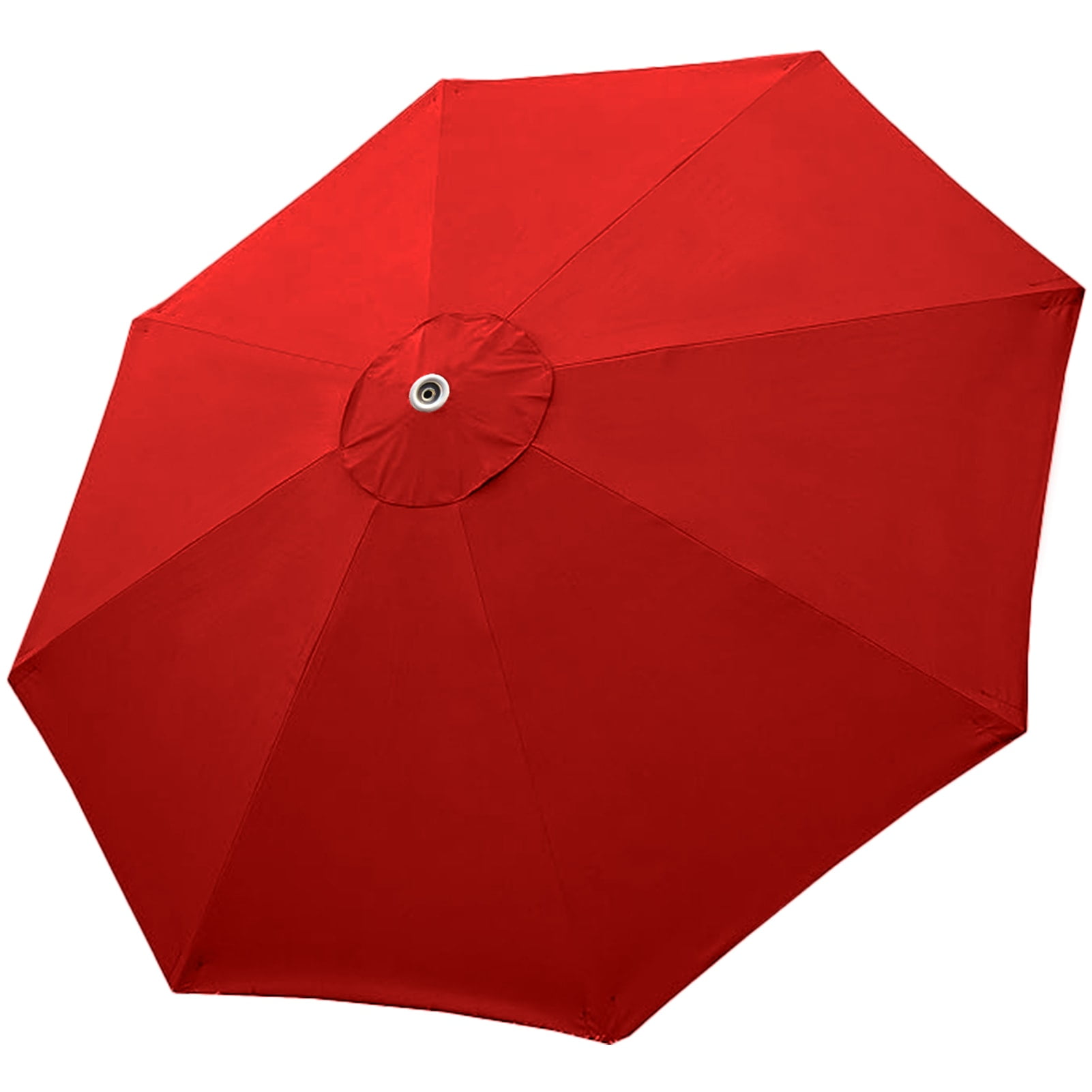 Elite Red Outdoor Top Cover for Round 9FT Patio Umbrellas with 8 Ribs ...