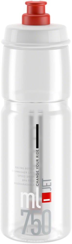 Elite SRL Jet Water Bottle 750ml - Clear/Red - Walmart.com