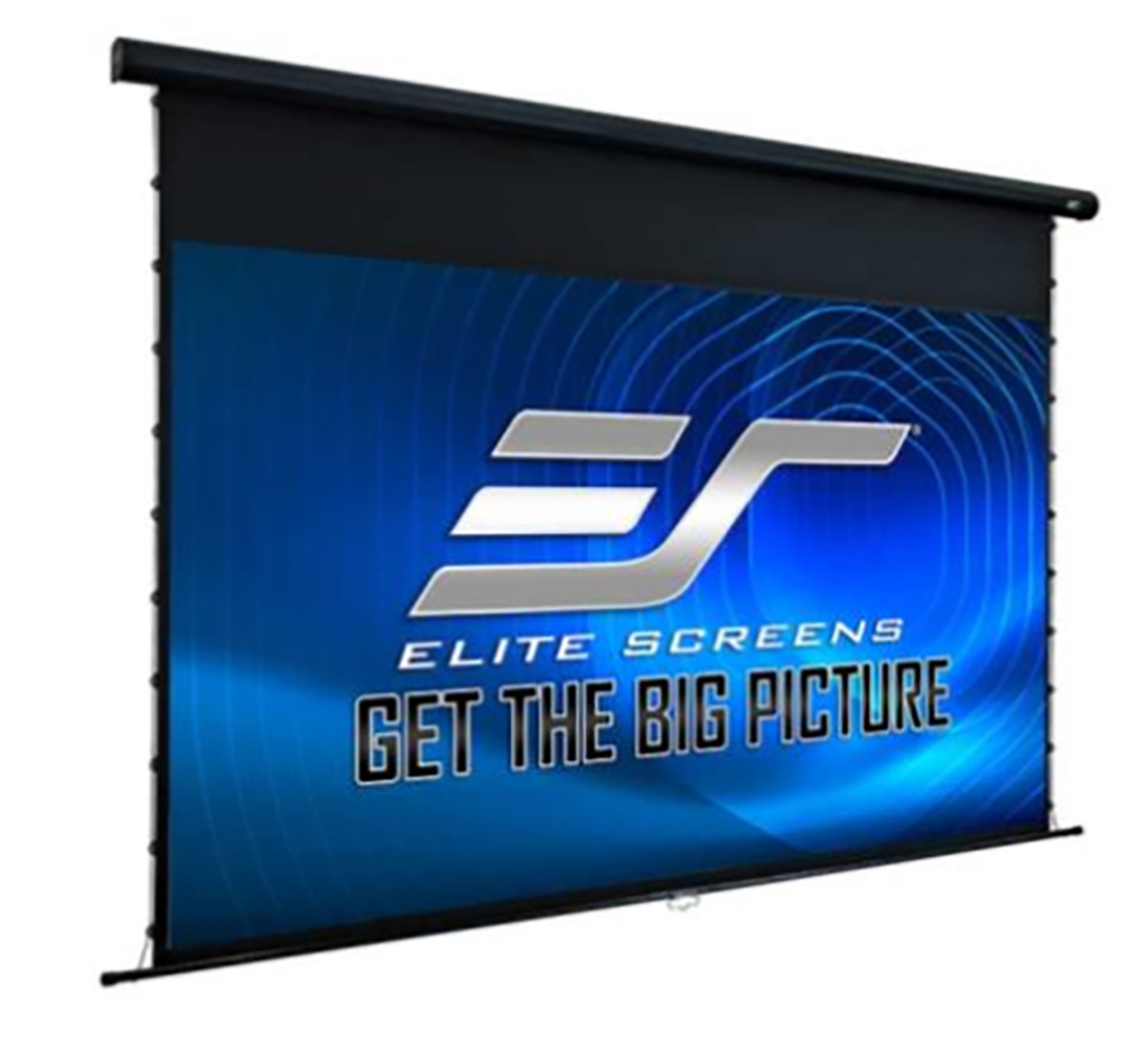 Elite Screens 115" (16:9) CineWhite Yard Master Manual Tension ...